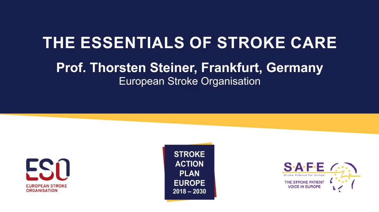 SAP-E Essentials of Stroke Care – European Stroke Organisation (ESO)