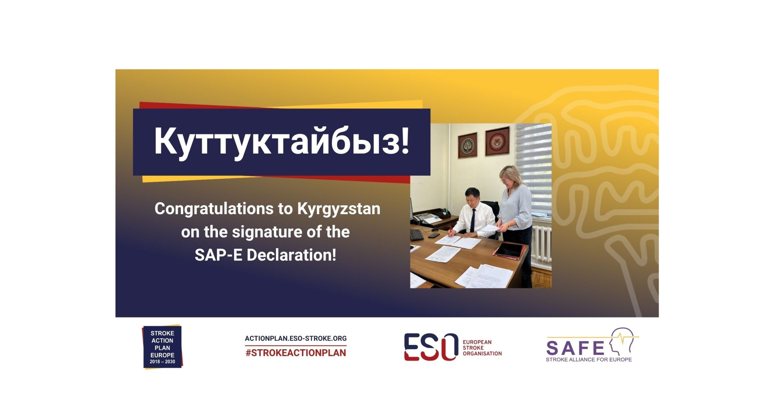 Congratulations to Kyrgyzstan on signing the Stroke Action Plan for Europe Declaration ...